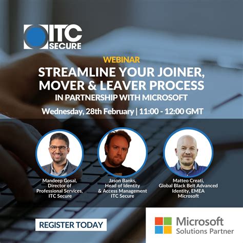 Itc Secure On Linkedin Iam Automation Mspartner Microsoft Webinar