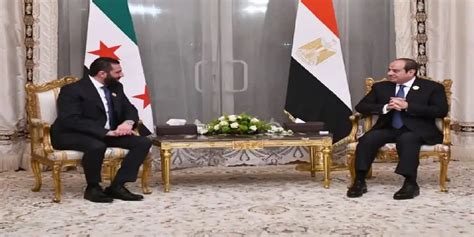 السيسي والشرع يؤكدان أهمية تعزيز التعاون العربي ودعم استقرار سوريا