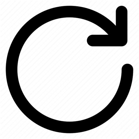 update load loop refresh reload repeat rotate icon download on