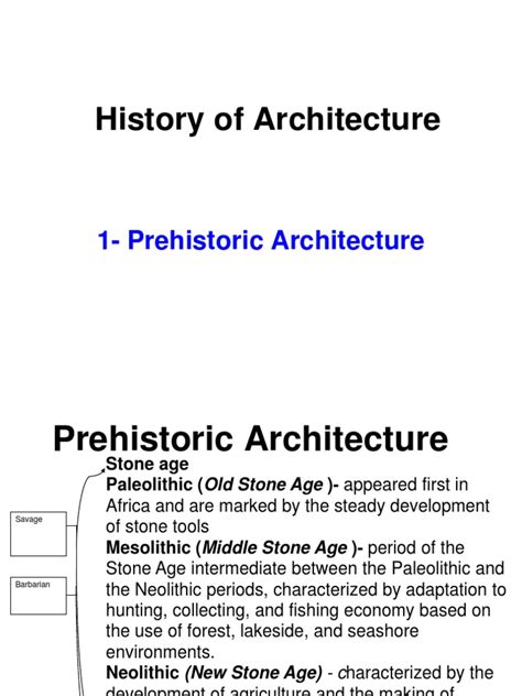 Prehistoric Architecture Lecture 2 Pdf