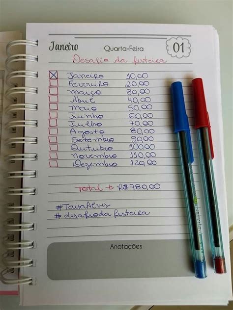 Como Juntar Dinheiro Tabela Tabela Para Juntar Dinheiro Como Juntar