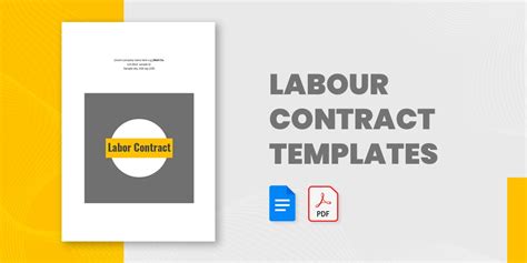 6 Labour Contract Templates Word PDF Docs