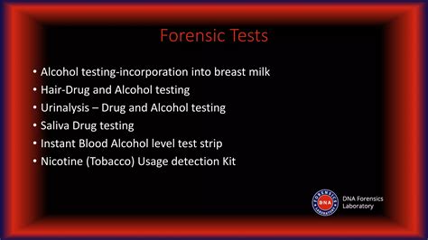 Dna Forensics Lab Ppt