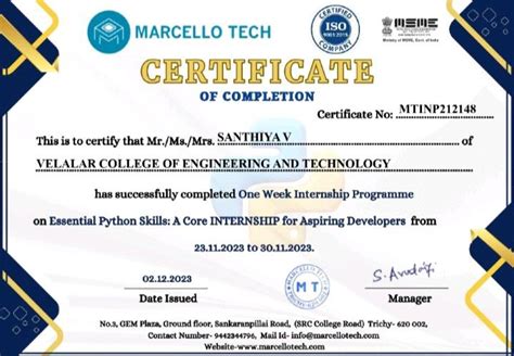 santhiya v on linkedin pythonskills