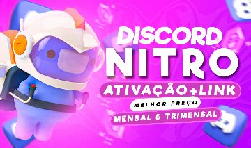 PROMOÇÃO DISCORD NITRO MENSAL Discord Nitro e Impulsos GGMAX