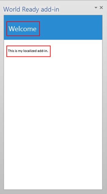 Lokalisierung für Office Add Ins Office Add ins Microsoft Learn