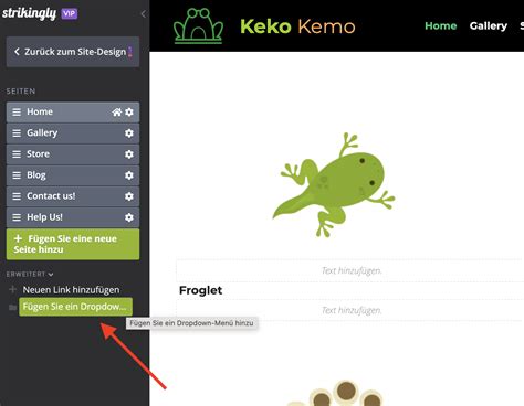 So Erstellen Sie Ein Dropdown Men Strikingly Hilfezentrum
