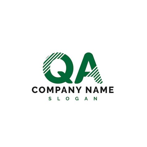Design Du Logo De La Lettre Qa Le Logo De La Lettre Qa Le Vecteur L Illustration Du Vecteur