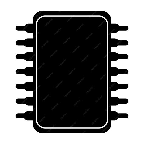 Premium Vector Processor Icon Logo Vector Design Template