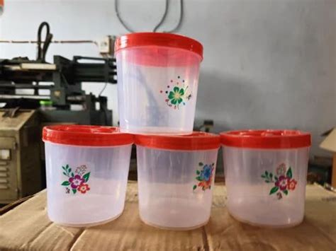Capacity 700 Ml 750ml Plastic Container At ₹ 78dozen In Ahmedabad