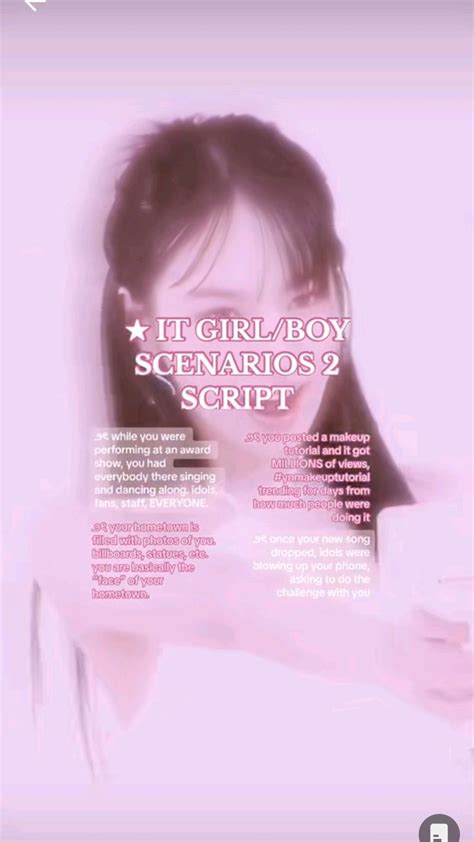 It Girlboy Scenarios To Script Scripting Ideas Group Names Ideas