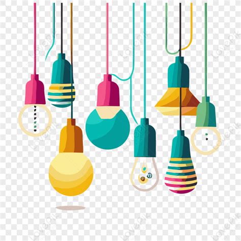 교수형 조명 벡터만화클립 아트상표 Png 일러스트 무료 다운로드 Lovepik