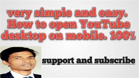 how to open youtube desktop on mobile youtube
