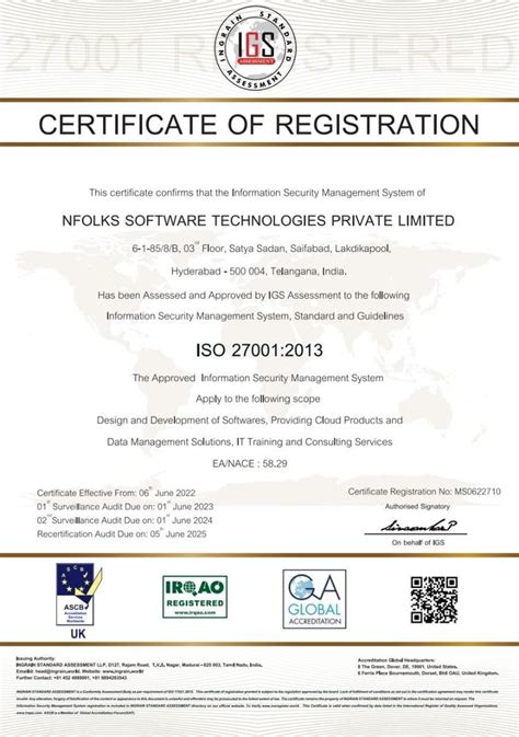 ISO CERTIFICATION At Year In Madurai ID