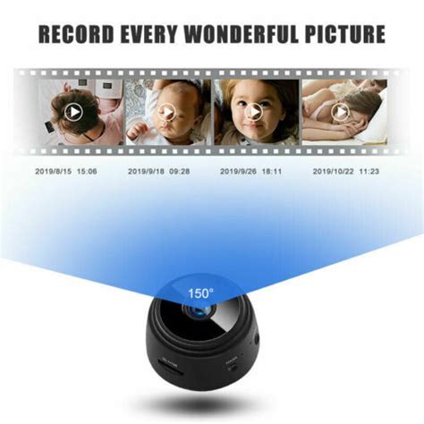 Mini Hidden Spy Camera Wireless Wifi Ip Home Security Hd 1080p Dvr