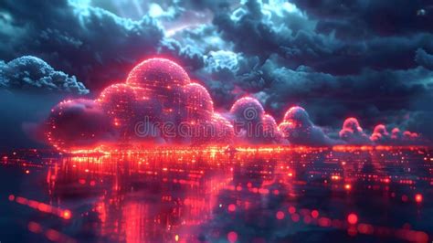 Usa Cybersecurity Network Visualized With Cloud Computing And Iot