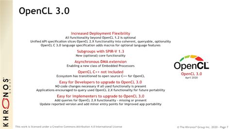 Khronos Group Releases Opencl 30 Einfoldtech
