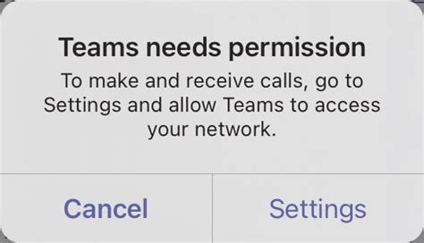 Teams Asking For Unnecessary Permissions Local Network Permission R
