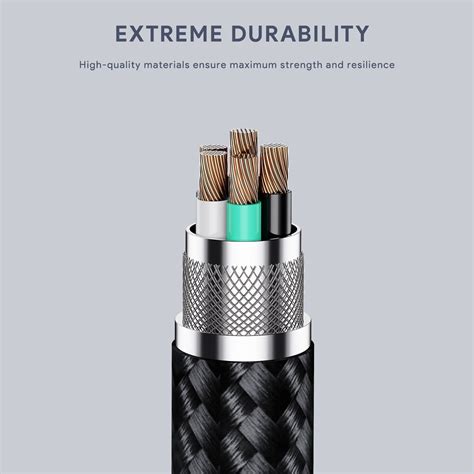 Aukey Cb Mcc101cb Mcc102 100w Nylon Braided Usb C To C Cable With Lcd