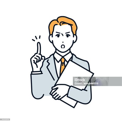 조심하는 양복을 입은 남자의 간단한 벡터 일러스트 소재 위험에 대한 스톡 벡터 아트 및 기타 이미지 위험 기민 남자