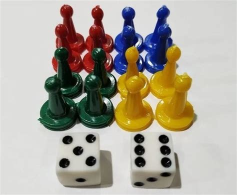 Fichas Para Parques De 4 Puestos Con 2 Dados X 35 Paquetes MercadoLibre