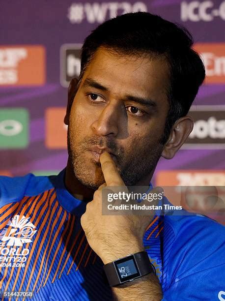 Indian Captain Ms Dhoni Holds Pre Tournament Icc T20 World Cup 2016
