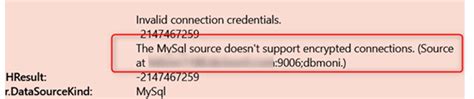 Gateway Is Unable To Connect With Mysql Through En Microsoft