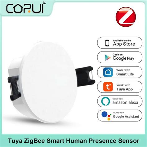 Corui Tuya Zigbee 스마트 인체 감지 센서 마이크로 모션 감지 인체 모션 감지기 스마트 라이프 홈 보안