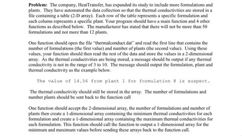 Solved Please Use C With No Dynamic Arrays Or Vectors