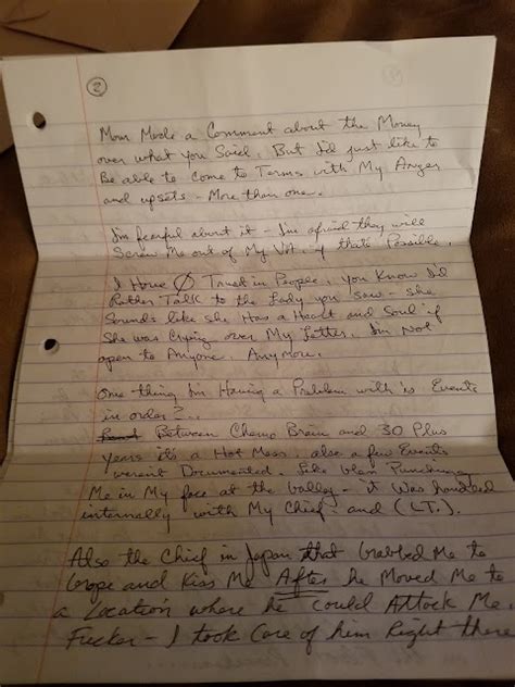 One Sailors Military Sexual Trauma Recovery Blog And Journal Manya S Triggering Letter