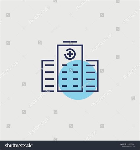 Hospital Building Vector Icon Medical Health Stock Vector Royalty Free