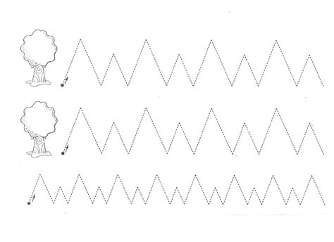 Fichas de grafomotricidad para niños de 4 años