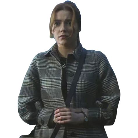 Nancy Drew Kennedy Mcmann Grey Plaid Coat Usa Jacket