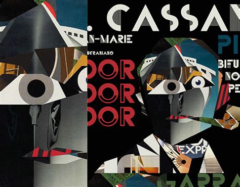 Typography Poster About Am Cassandre On Behance