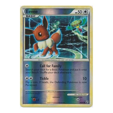 Eevee 4890 Hs Undaunted Reverse Holo Common Pokemon Card Near Mint Tcg