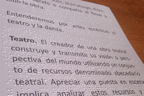 Material En Braille Y Macrotipo Centro Gabriela Mistral