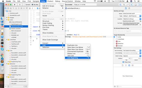 Xcode Duplicate Delete Line Stack Overflow