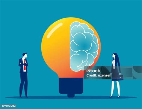 Otak Kreatif Dengan Pemikiran Pengetahuan Yang Inovatif Proses