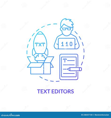Text Editors Line Vector Icons And Signs Text Writing Word Document
