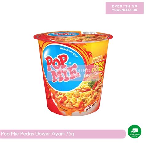 Jual Pop Mie Mi Instan Pedas Dower Ayam 75g Shopee Indonesia