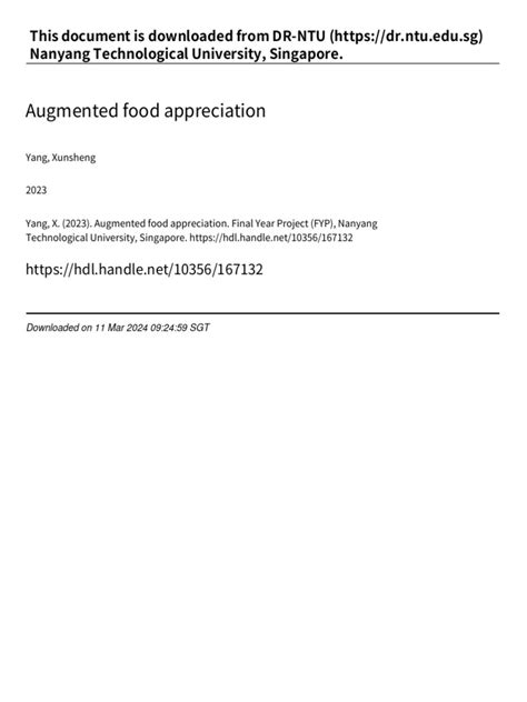 Fyp Report Pdf Augmented Reality Virtual Reality