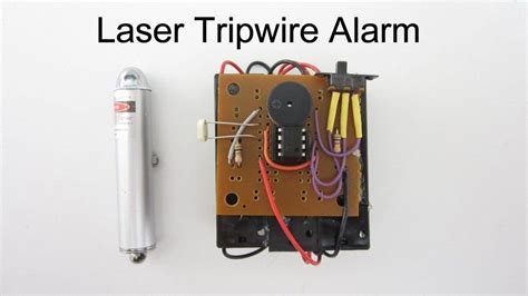 Build A Simple Laser Tripwire Alarm Make Laser Tripwire Diy