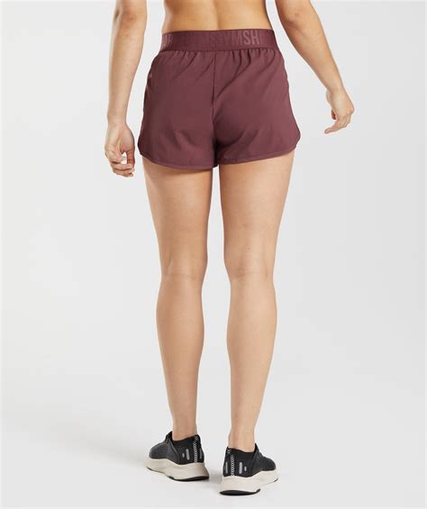 Gymshark Training Loose Fit Shorts Cherry Brown Gymshark