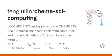 Github Tengjuilincheme Sci Computing Uw Cheme 375 Chemical