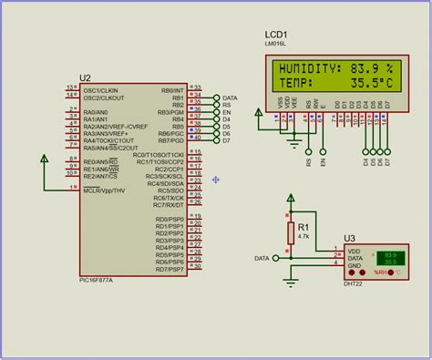 How To Interface Dht22 With Pic Microcontroller Lab Projects Bd