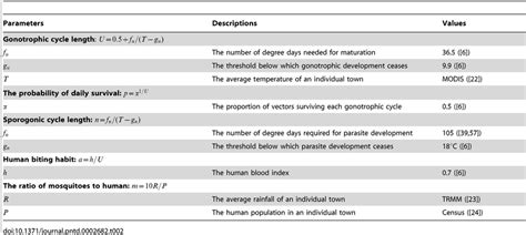 The Parameter Descriptions And Settings For Calculating Vectorial