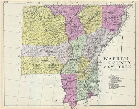 Warren County New York Geographicus Rare Antique Maps