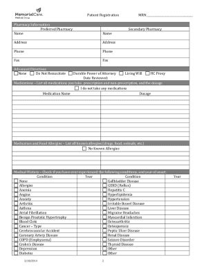 Fillable Online New Patient Registration Form Aged 0 16 Fax Email