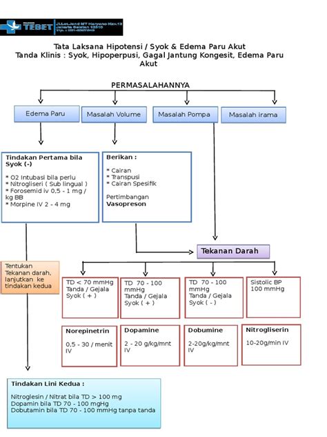 Tatalaksana Hipotensi Algoritme Pdf
