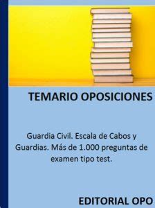 Temario gratis Guardia Civil Escala de Cabos y Guardias Más de 1